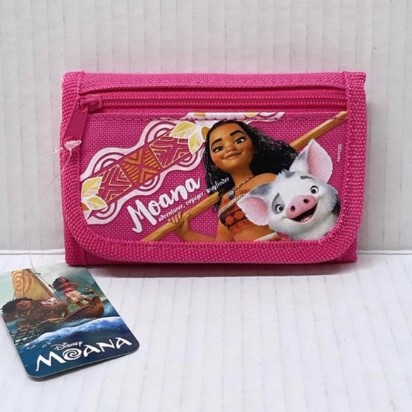 Disney | Accessories | Disney Moana Trifold Wallet | Poshmark